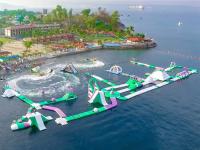 China Outdoor Infaltable Floating Sea Water Park Games Obstacle Course for sale