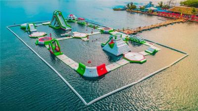 China Adults Aqua Jump Infaltable Water Park Games Obstacle Course for sale