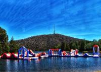 China Lake Infaltable Water Park Obstacle Course Floating Playground for sale