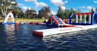 China Lake Infaltable Water Park Obstacle Course Floating Playground for sale