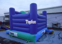 China Customized Inflatable Jumping Castle , Personal Dark Blue Boxing Sports Bouncer for sale
