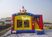 China Amazing Clown Inflatable Jumping Castle Boucy House And Slide For Entertainment for sale