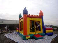 China Funny Inflatable Jumping Castle , Custom Commercial Playground Slides for sale