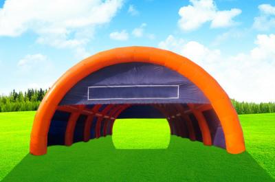 China Large Arch Shaped Inflatable Event Marquee Tent With Tunnel Entrance for sale