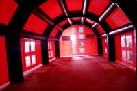 China Large Red Inflatable Dome Event Tent With Window For Commercial for sale