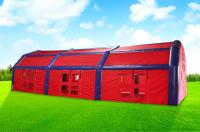China Large Red Inflatable Dome Event Tent With Window For Commercial for sale