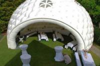 China Customized White Inflatable Bubble Dome Event Tent For Party for sale