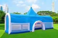 China Blue Large Inflatable PVC Event Tent For Commercial Advertising for sale