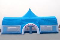 China Blue Large Inflatable PVC Event Tent For Commercial Advertising for sale