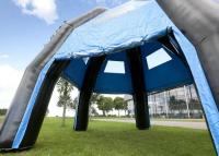 China Adverstisment Inflatable Event Tent Commercial Black Blue Waterproof for sale