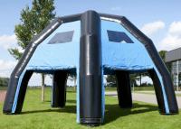 China Adverstisment Inflatable Event Tent Commercial Black Blue Waterproof for sale