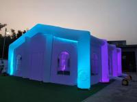 China Large LED Inflatable Tent For Wedding Event Custom Camping Tents for sale