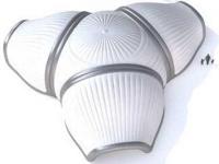 China Triangle Inflatable Dome Three Entrance Giant Inflatable Air Structure for sale