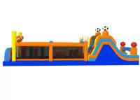 China Funny Sports Inflatable Obstacle Course Race Full Digital Printing for sale