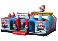 China Inflatable Obstacle Course Race Double Stitching For Outdoor Activities for sale