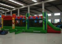 China Fun Kids Inflatable Obstacle Course Rental 0.55mm PVC Tarpaulin for sale