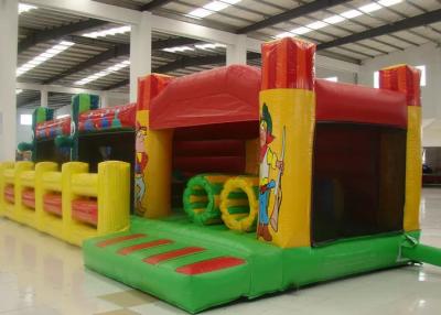 China Fun Kids Inflatable Obstacle Course Rental 0.55mm PVC Tarpaulin for sale