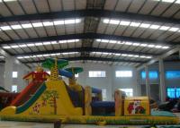 China Big Party Inflatable Obstacle Courses Bounce House Rentals , Kids Sports Games for sale