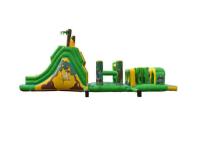 China Funny Jungle Race Inflatable Obstacle Courses Amusement Park for sale