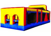 China Kindergarten Baby Inflatable Obstacle Courses Bouncer Digital Printing for sale