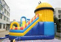 China Interesting Minion Themed Inflatable Amusement Park For Rental for sale