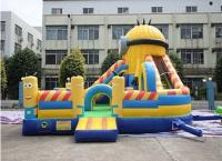 China Interesting Minion Themed Inflatable Amusement Park For Rental for sale