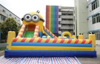 China Interesting Minion Themed Inflatable Amusement Park For Rental for sale