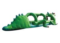 China Crocodile Inflatable Water Games Slip N Slide Water Slide for sale