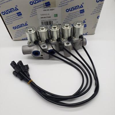 China 209-60-77240 Solenoid Valve Assembly For KOMATSU PC200-6 PC600-7 PC750-7 for sale