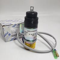China X-8180-0520 MV2-17A 181910-0520  Fuel Shut Off Stop Solenoid 24V For ISUZU Engine Part for sale