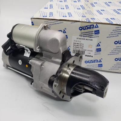 China 600-863-5711 Auto Starter Motor 600-863-5710 0-23000-3344  For Komatsu WA380 WA430 for sale