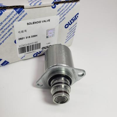 China 0501 315 338H Excavator Solenoid Valve For XCMG 4WG180 Transmission Parts for sale