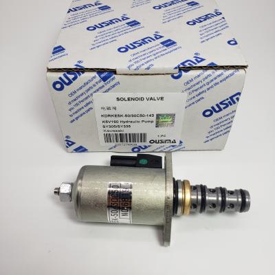 China KDRKE5K-50/30C50-143 Solenoid Valve For Hydraulic Pump K5V160 KAWASAKI  SANY SY305 SY335 for sale