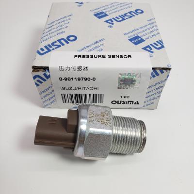 China 8-98119790-0 Common Rail Fuel Pressure Sensor For HITACHI  ZX240-3 ZX330-3 ISUZU 4HK1 6HK1 for sale