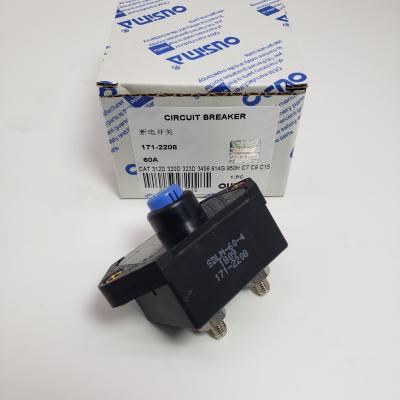 China 171-2208 1712208 60A Circuit Breaker For CAT 908 320C 232D 3126B C7 C9 C15 for sale