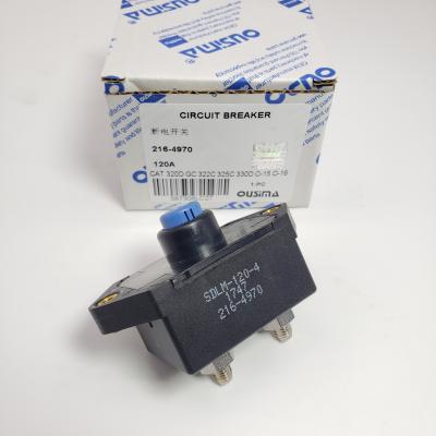 China 216-4970 2164970 120A Circuit Breaker For CAT 320D GC 324D 330D 336D  C-15 C-16 for sale