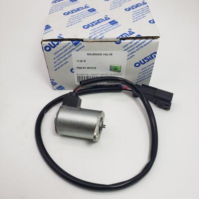 China Solenoid Valve 702-21-58140 For KOMATSU D51EX/PX WA270 WA320 for sale