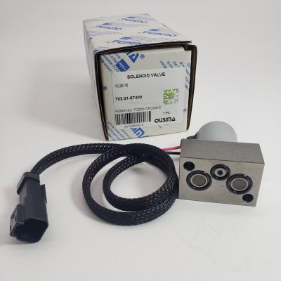 China Solenoid Valve 702-21-57400 For KOMATSU PC200-8 PC 220-8 PC270-8 for sale