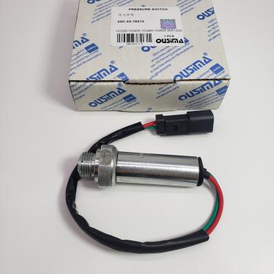 China Pressure Sensor 42C-43-18310 For Komatsu HD325 HD405 HD465 HD605 WA1200 for sale