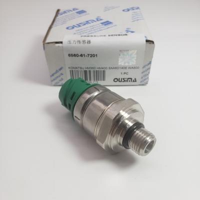 China Boost Pressure Sensor 6560-61-7201 For Komatsu HM350 HM400 SAA6D140E WA500 for sale