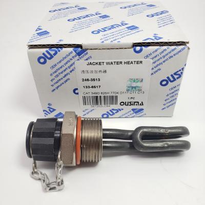 China Jacket Water Heater 246-3513 133-6517 For CAT 349D 735B 773G 775G 966H for sale