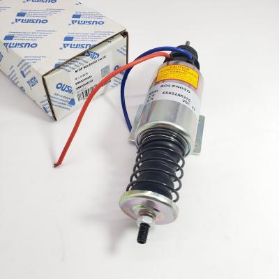 China OUSIMA ES622AM3AL ES622AM3TG Flame out Solenoid Stop Solenoid Cut off Solenoid For HITACHI  Excavator Part for sale