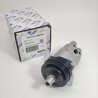 China Pilot Valve 702-16-01341 Excavator Joystick Assembly  For KOMATSU D65 D61 D85  D65EX-15 D65E-12 D65P-12 for sale