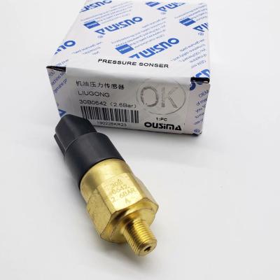 China OUSIMA 30B0642 pressure Switch LIUGONG Excavator Spare Parts 330B0642(2.6 Bar) for sale