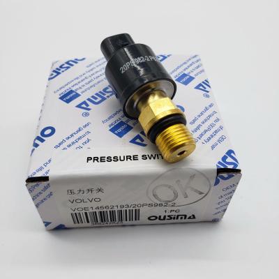 China OUSIMA Pressure Sensor Switch 14562193 VOE14562193 20PS982-2 For  Excavator Parts for sale