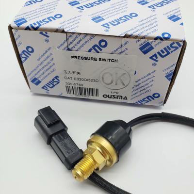 China OUSIMA Pressure Sensor 309 5769 309-5769 Pressure Switch For  E320D E323D Excavator Spare Parts for sale