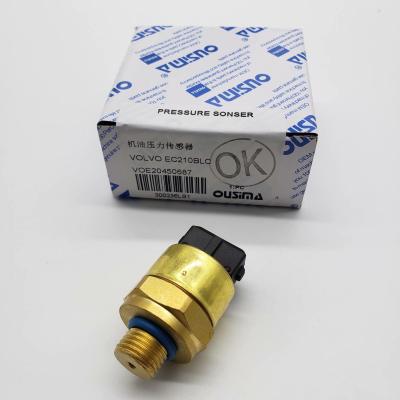 China EC210BLC Excavator Sensor VOE20450687 , 20450687 Oil Fuel Pressure Sensor for sale