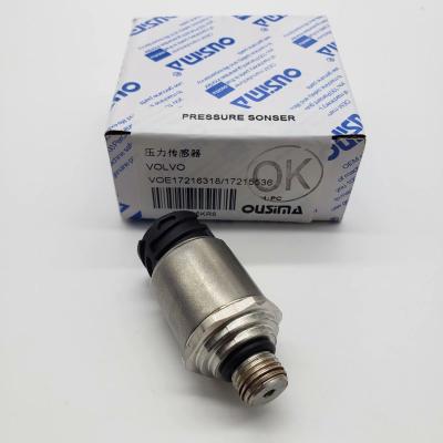 China OUSIMSA Pressure Sensor 17216318 Excavator Pressure Sensor VOE17216318 17215536 for sale