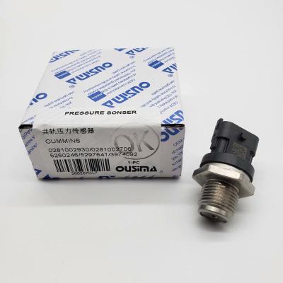 China OUSIMSA 0281002930 0281002706 5260246 5297641 3974092 Common Rail Fuel Pressure Sensor Switch Excavator  Engins for sale