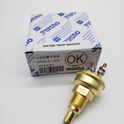 China OUSIMA Heavy Duty Excavator Water Temperature ME049265 Temp Switch For Kobelco SK200-6 for sale
